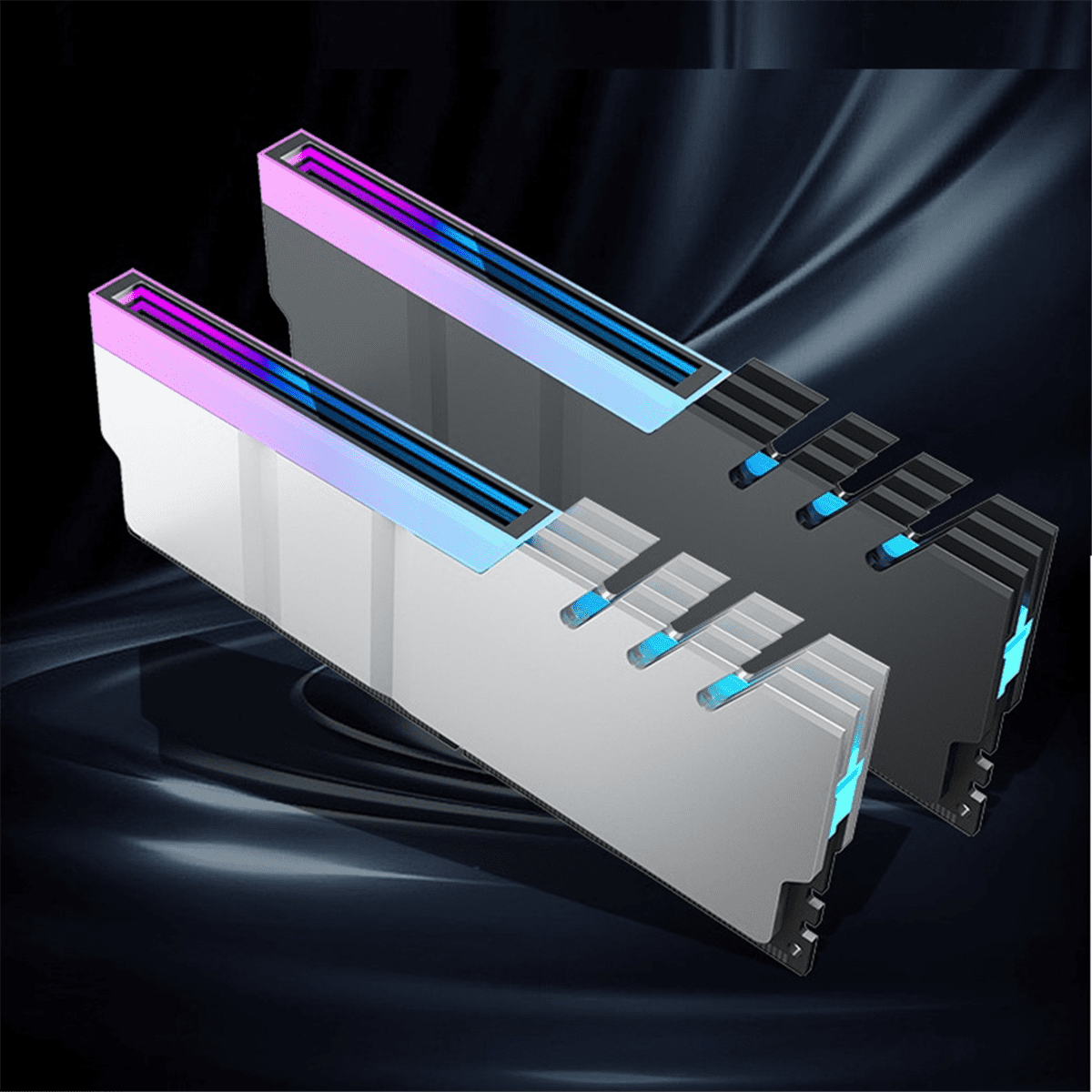 TOP! Computer DDR4 DDR5 5V ARGB Sync Memory Radiator PC RGB Colorful RAM Heatsink Cooler Cooling ...