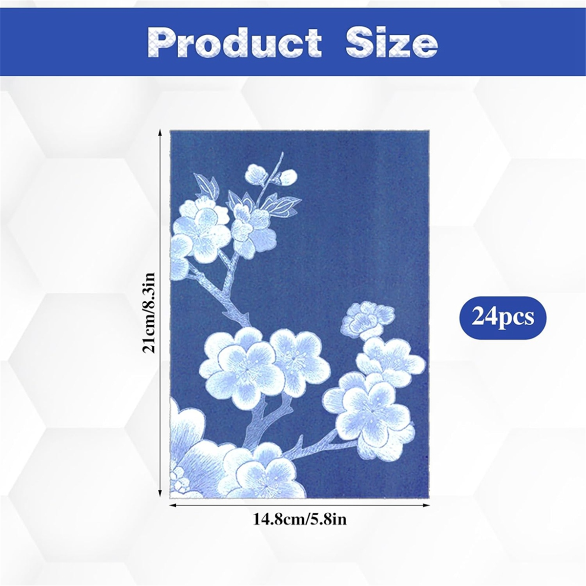 TOP! Cyanotype Paper Kit, 24 Pcs Sun Print Kit A5 Solar Drawing ...