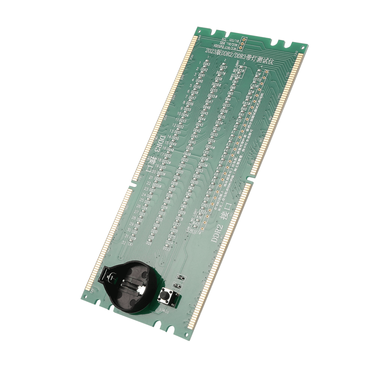 Top Ddr2 And Ddr3 2 In 1 Illuminated Tester With Light For Desktop Motherboard Integrated