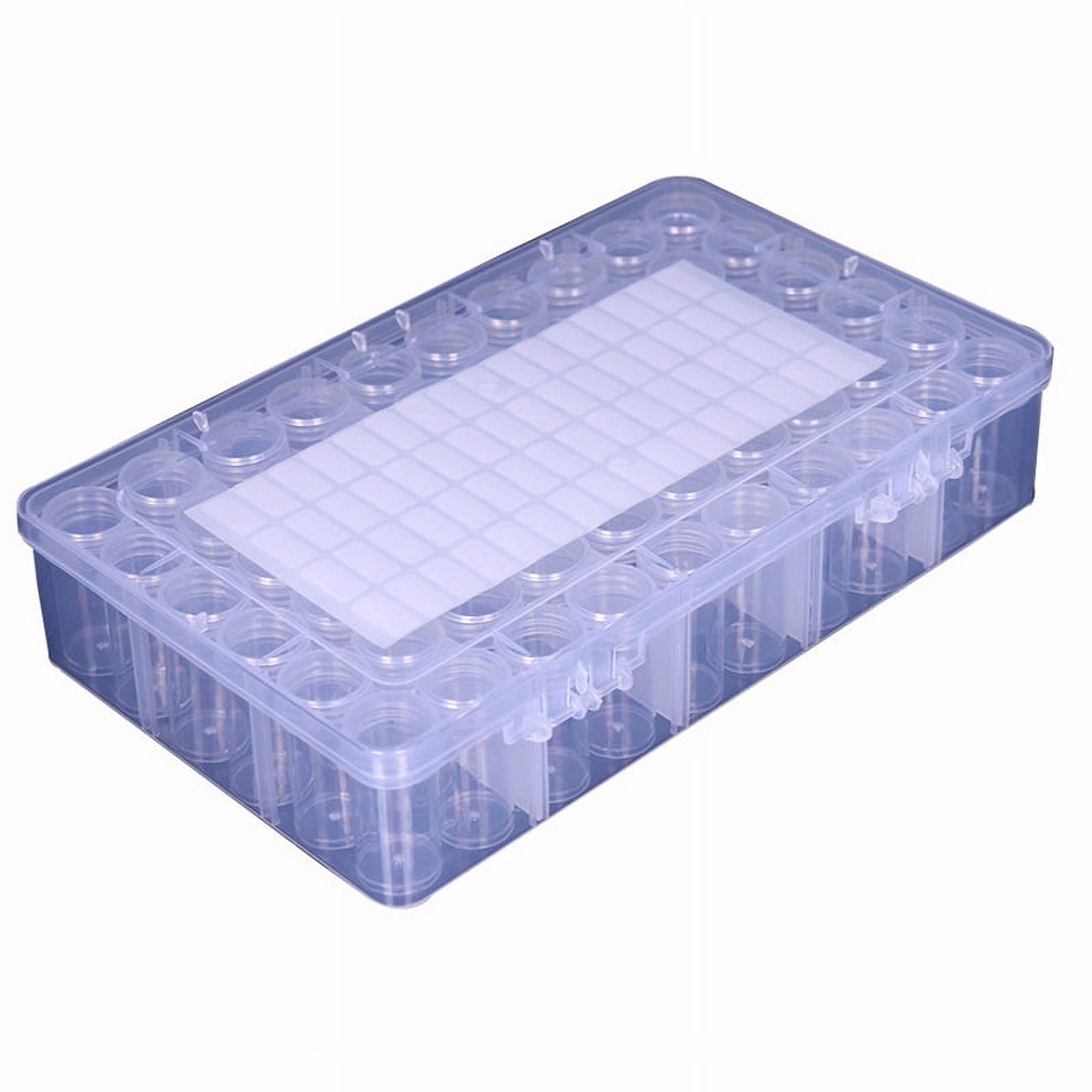 Diamond Art Storage Containers, 60 Slots Plastic Bead Organizer Box ...