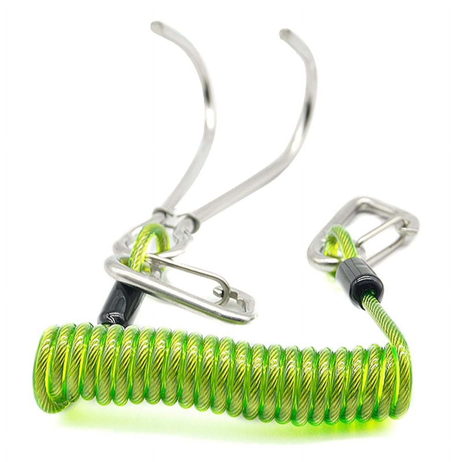 TOP! Double Dive Reef Rafting Hook Stainless Steel Spiral Coil Spring ...