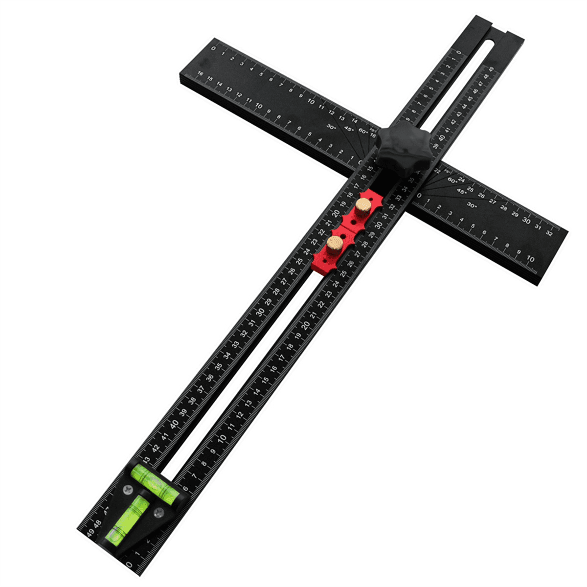 TOP! Drawer Door Hole Drilling Template Drywall T Square Ruler ...