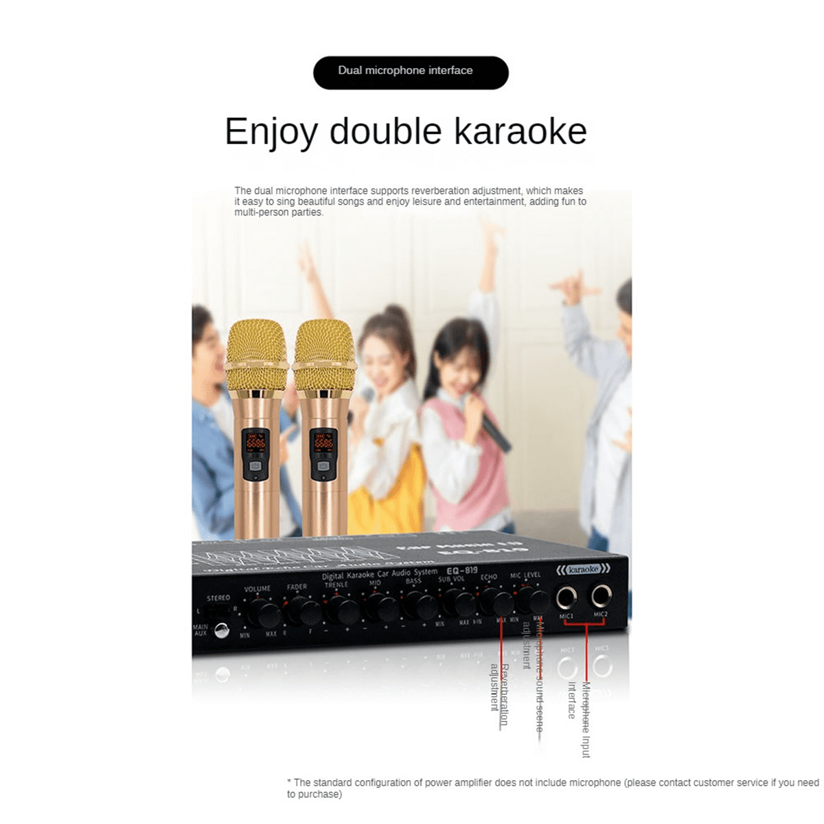 TOP! EQ-819 Car Equalizer Multifunctional Audio EQ Tuning Crossover ...