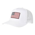 TOP-EX Waterproof Golf Snapback Hat with Breathable Panels, Flat Bill ...