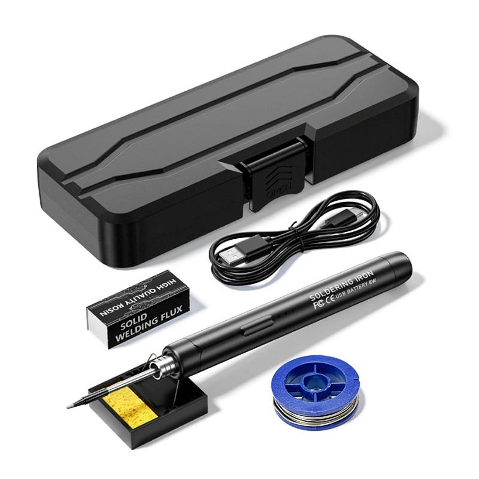 TOP! Electric Soldering Iron Set Mini Home DIY Manual Tools 3 Heating ...