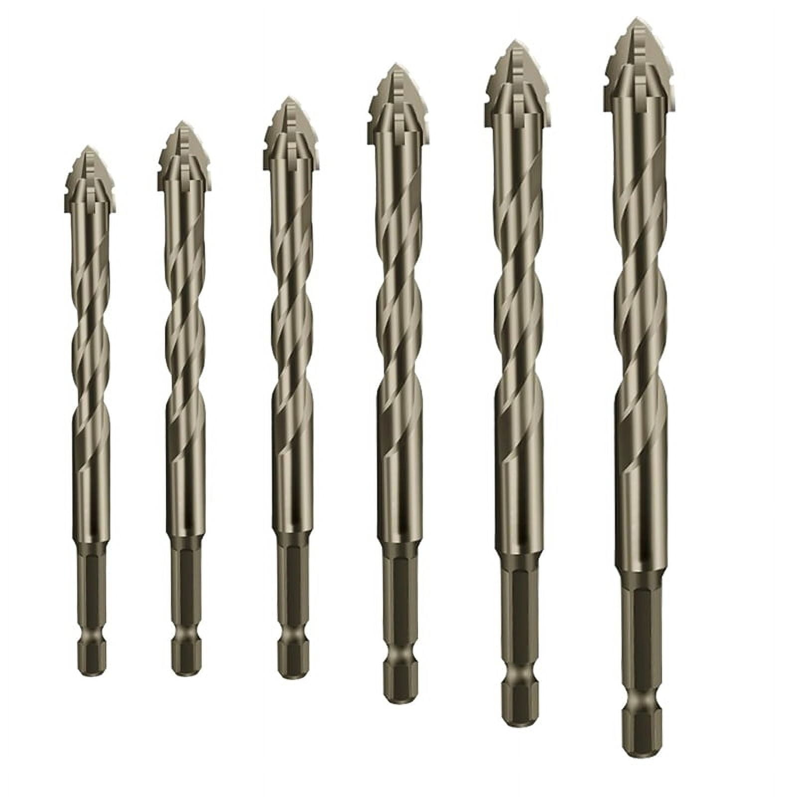 TOP! Four-Flute Sawtooth Eccentric Drill Bit, Multifunction Bit Set ...