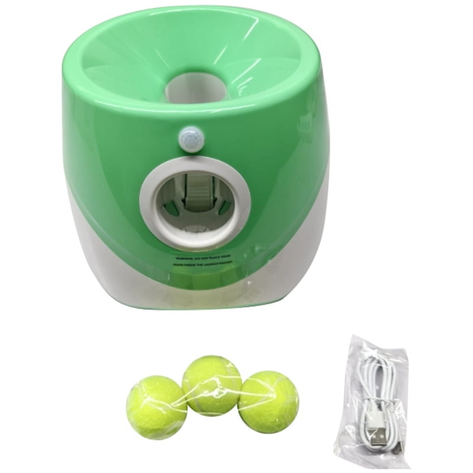 TOP! Fun Interactive Machine Catapult Throw Rechargable Dog Tennis Ball ...