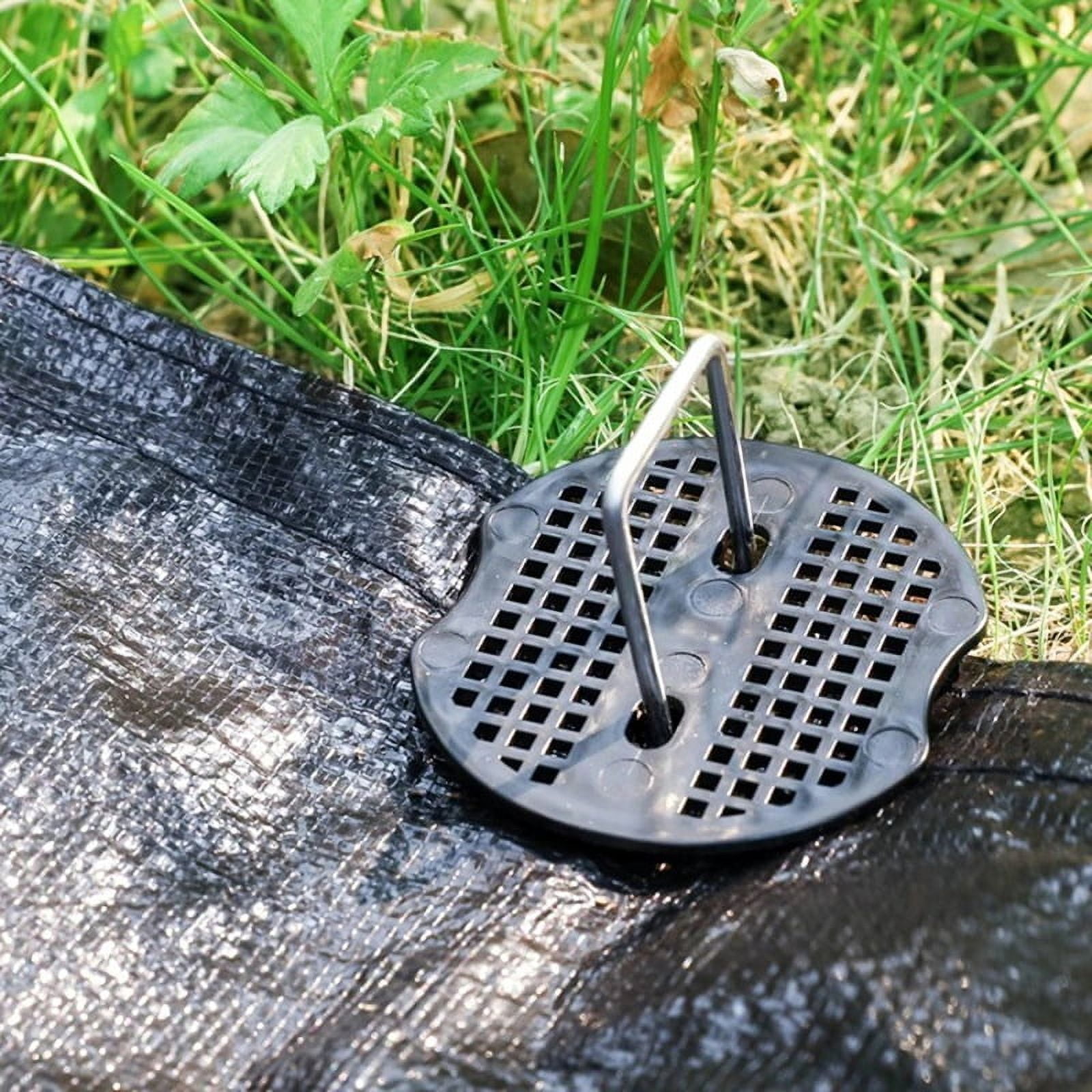 TOP! Garden Peg U-Shape Ground Nail Film Fixed Pegs Gardening Fixing ...