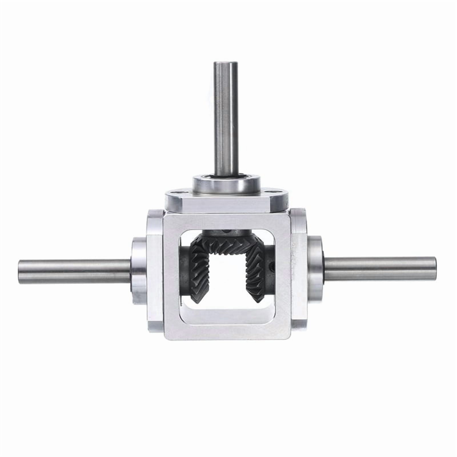 TOP! Gear-Box 90 Degree Right Angle Bevel- 1:1 Reversing Double Output ...