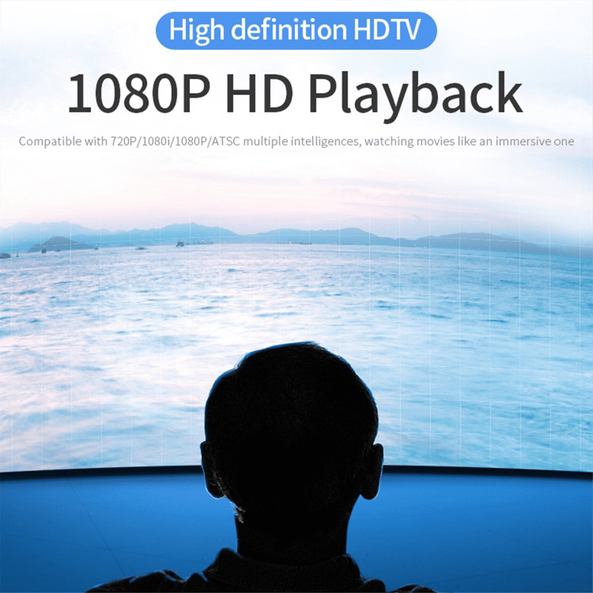 TOP! HDTV Antenna Digital Receiving with Signal Amplifier 25DB High ...