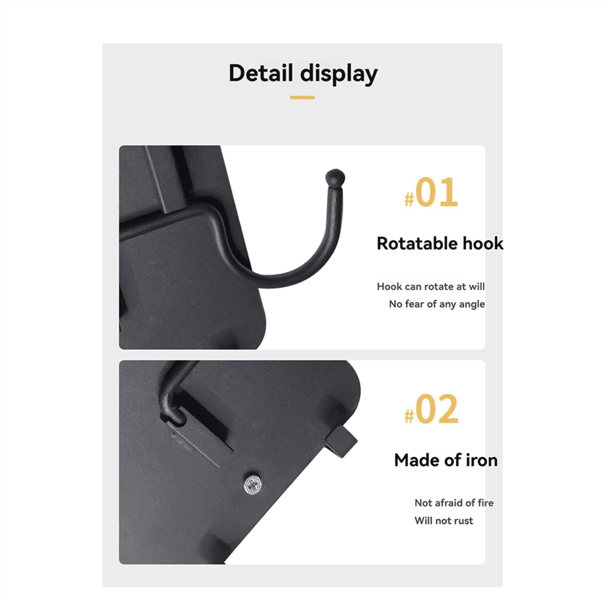 TOP! Helmet Storage Rack Wall-Mounted Motorcycle Stand Hook Coat Hanger ...