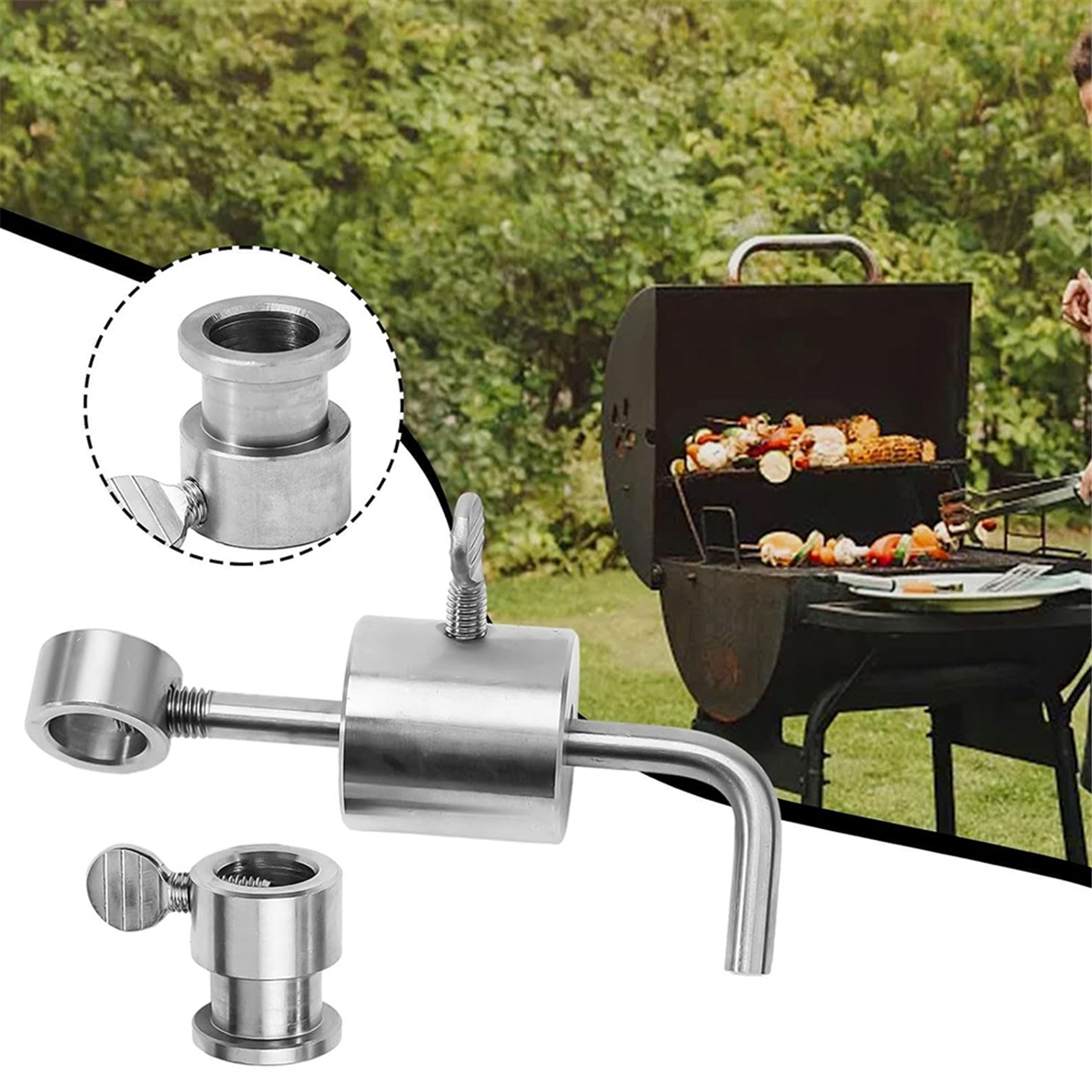 TOP! Iron Plating Grill Rotisserie Spit Balance Accessories Kit, for ...