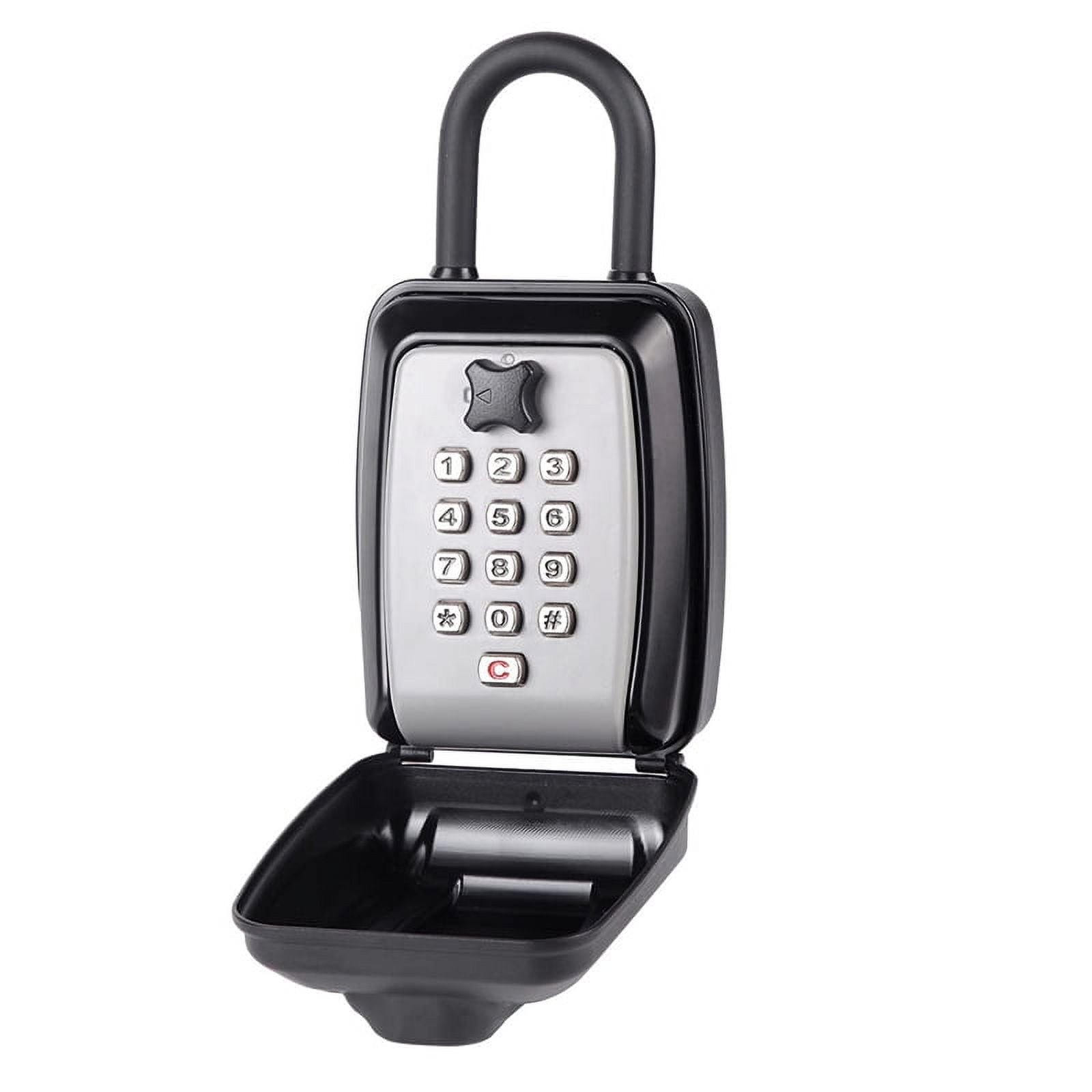 TOP! Key Safe -Spacious Resettable 12-Digit Combination Keypad Lock Box ...