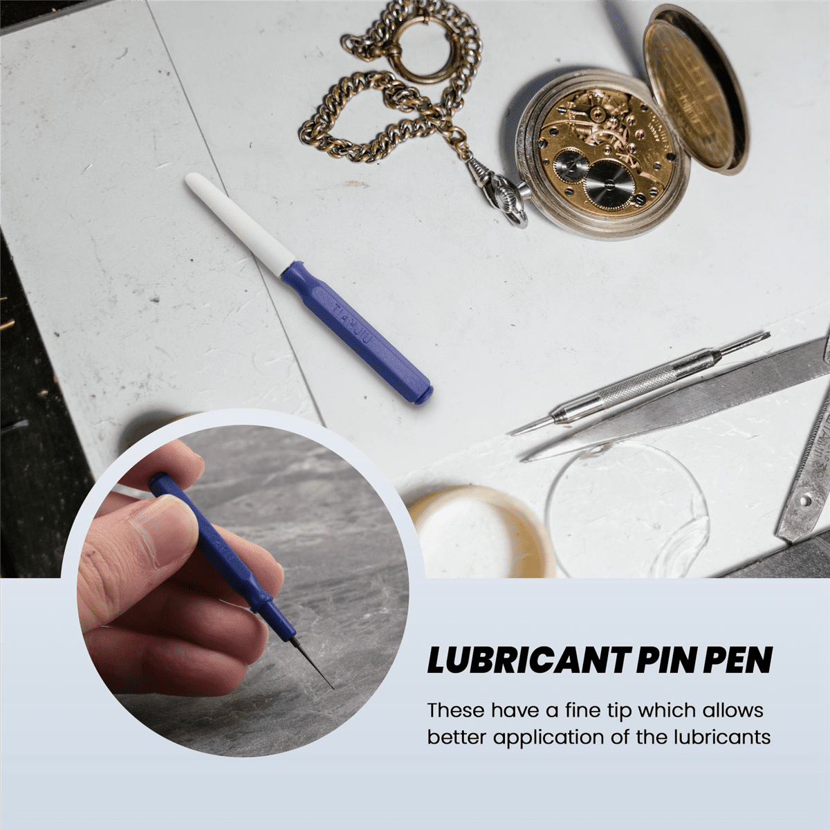 TOP! Lubricant Precision Oil Pin Pen Needle Lubricator Watch Clock ...