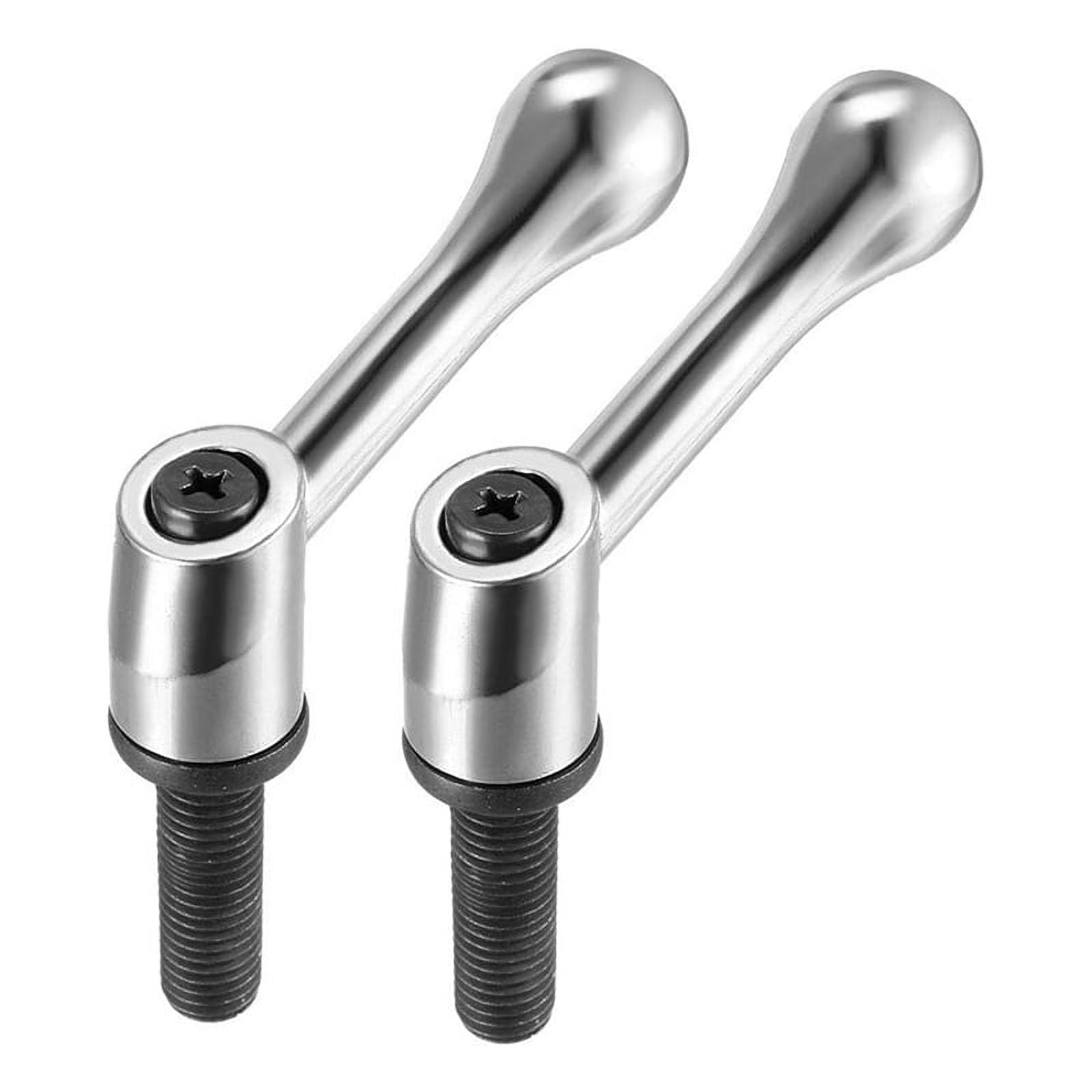 TOP! X 40mm Handle Adjustable Clamp Lever Threaded Button Ratchet Male ...