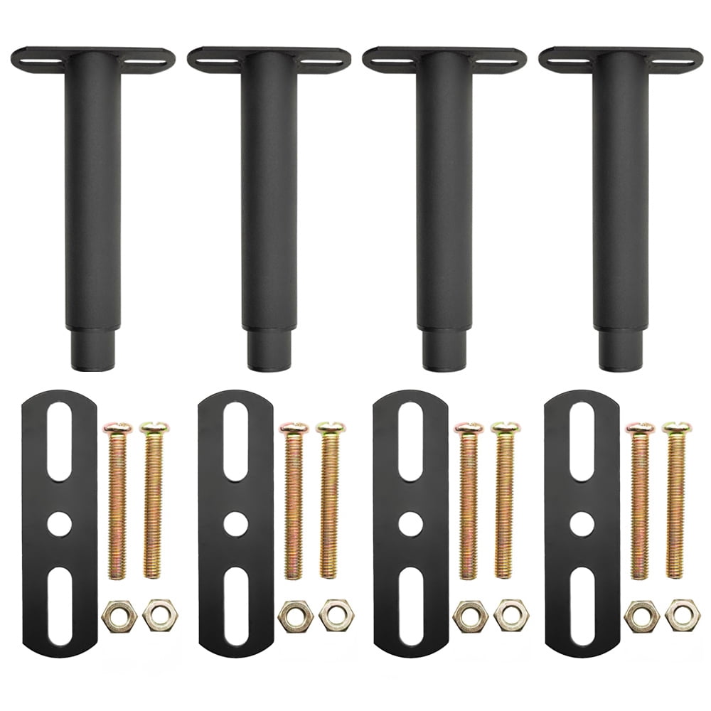 TOP-MAX 4PCS Adjustable Furniture Leg 180-33cm/7.1-13.0in Metal Table ...