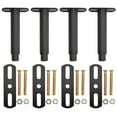 TOP-MAX 4PCS Adjustable Furniture Leg 180-33cm/7.1-13.0in Metal Table ...