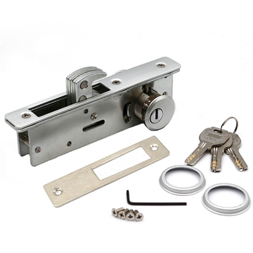 TOP-MAX Aluminum Lockset Hook Deadbolt Security Door Locks Store Lock ...