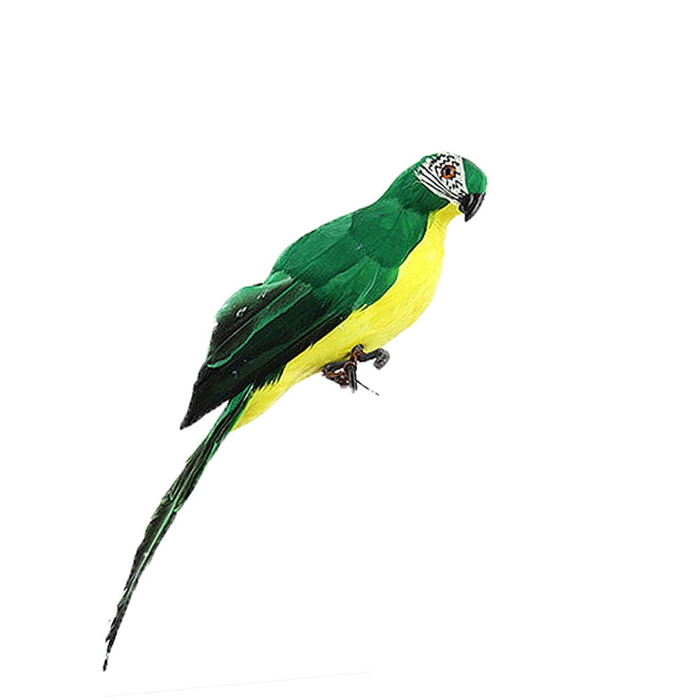 TOP-MAX Artificial Feather Parrot Bird Fake Parrot Parrot Crafts ...