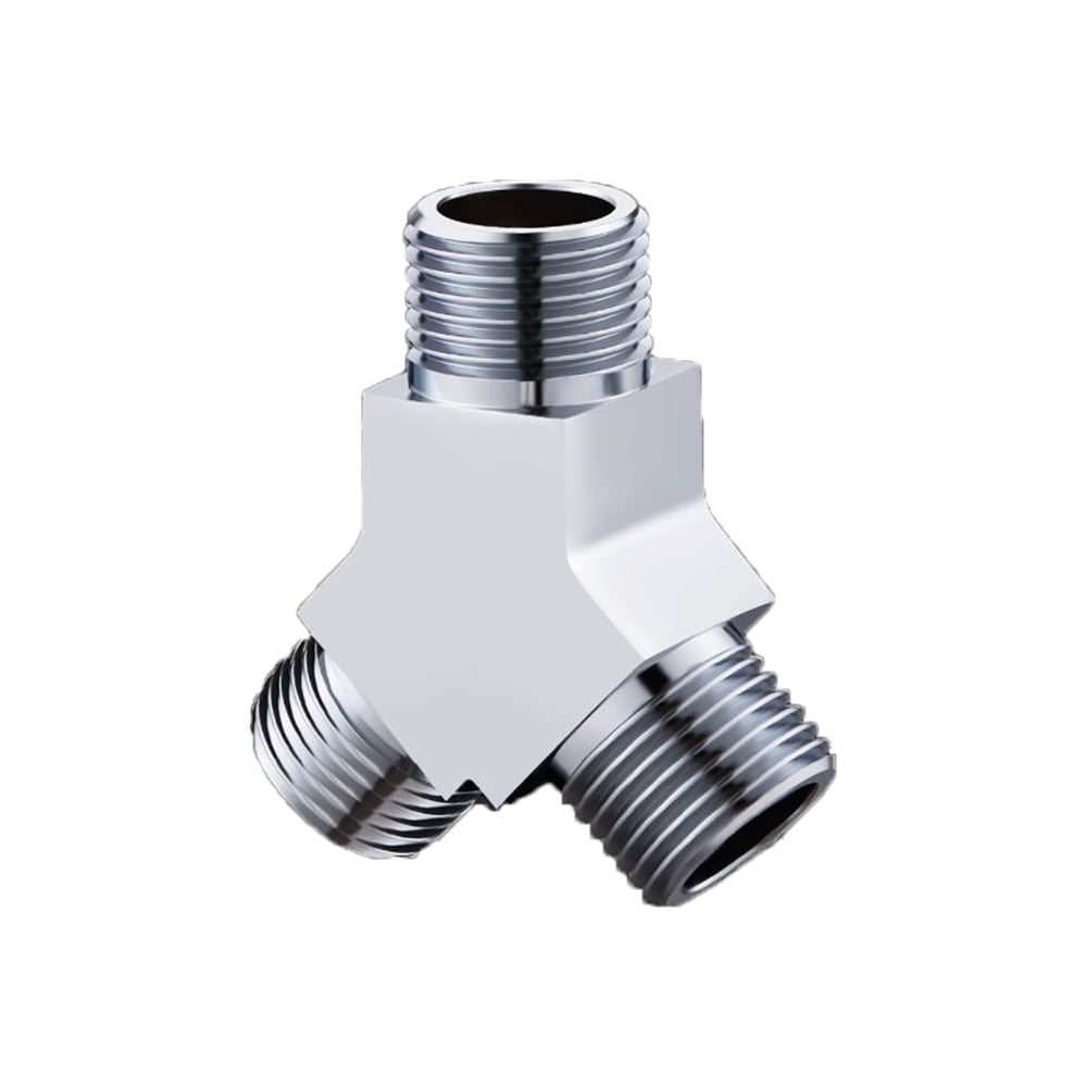 TOP-MAX Copper Shower Arm Diverter Valve with Black Rubber Washers ...