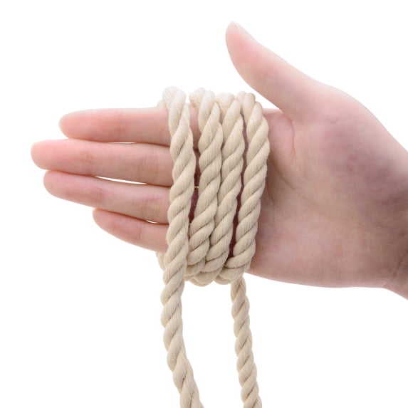 TOP-MAX Cotton Rope 6mm-20mm Craft Rope Macrame Cord for DIY Reusable ...