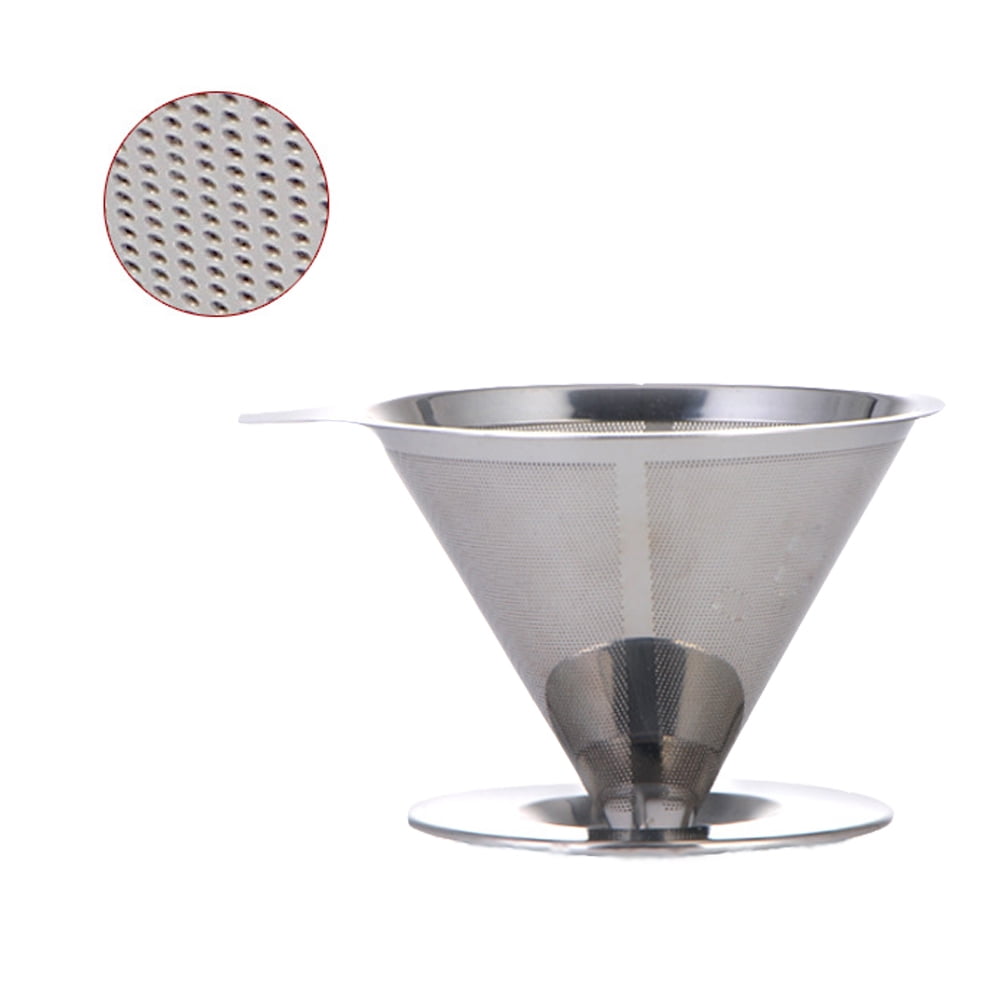 TOP-MAX Stainless Steel Coffee Filter Pour Over Coffee Maker Reusable ...