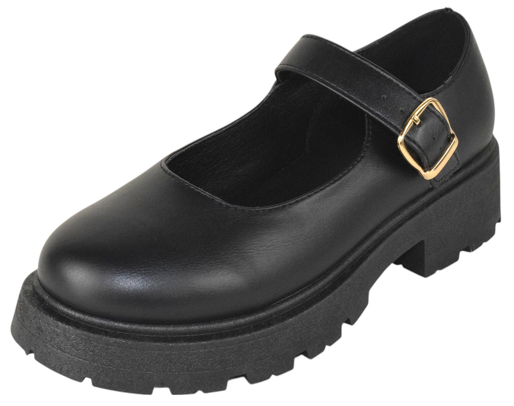 TOP MODA Shoes Women Oxfords Mary Jane Platform Flatform Non-Slip ...