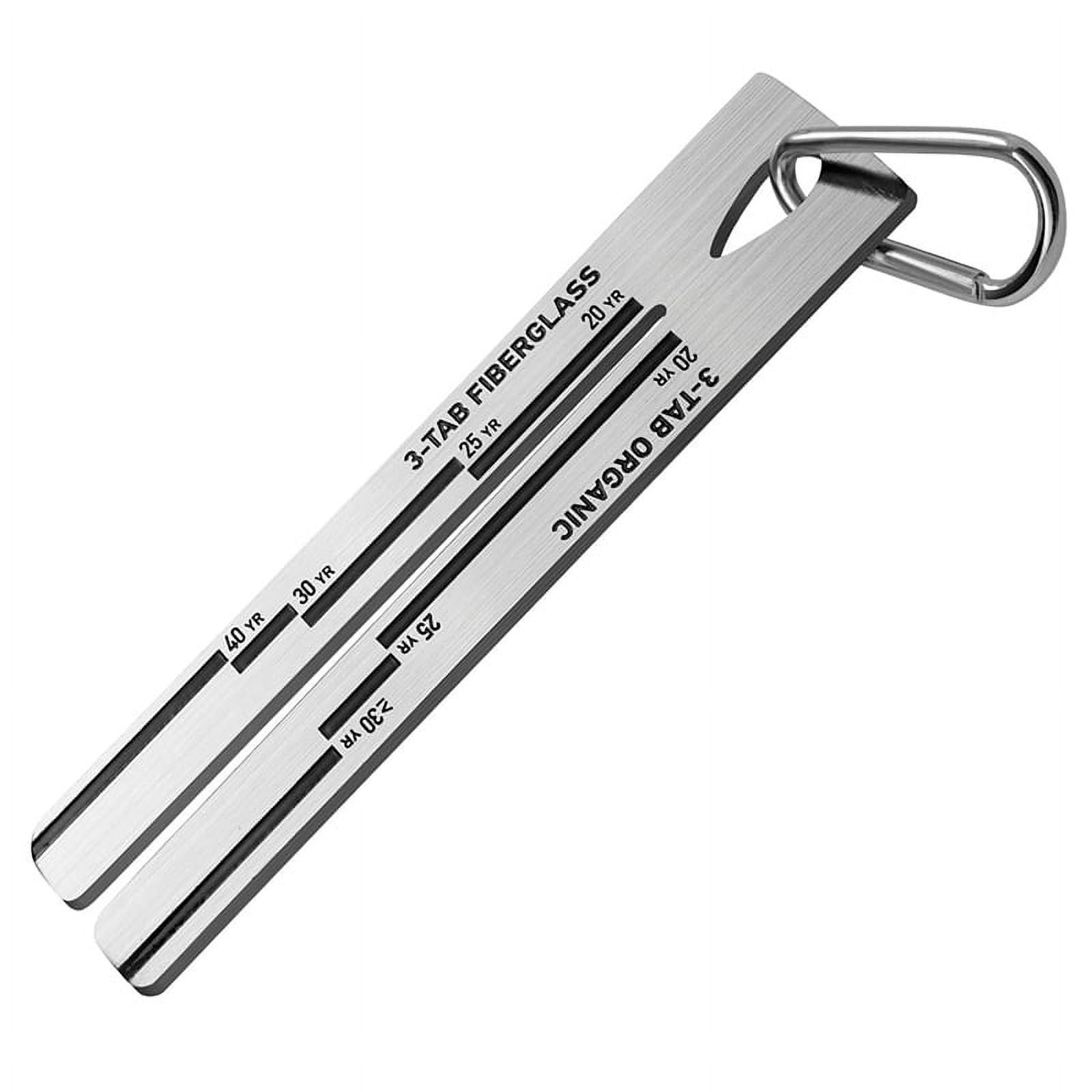 TOP! Metal 4/09 Shingle Gauge with Carabiner, House Roof Measuring Tool ...