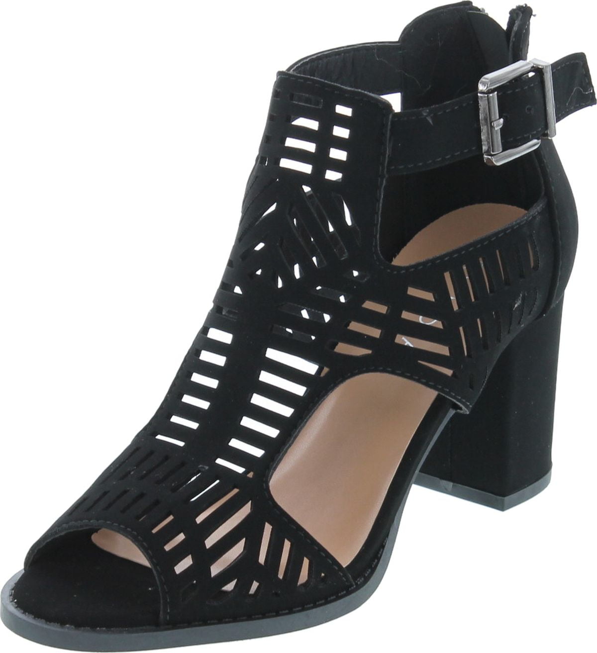 Top Moda Levin-1 Ankle Strap, Open Toe, Chunky Heel, Platform Gladiator ...