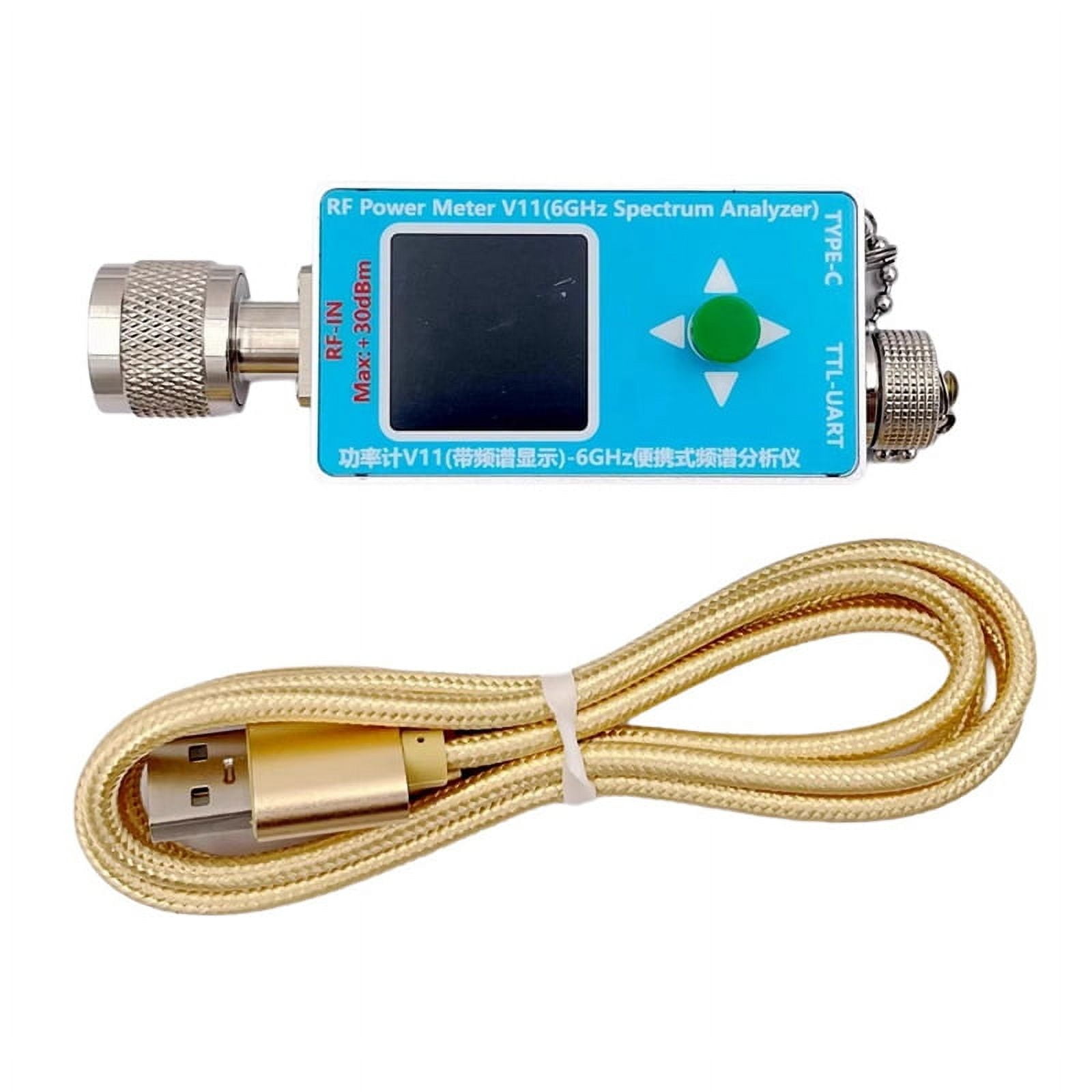 TOP! N-Type Power Meter V11 TYPE-C Communication Detector 6GHZ Spectrum ...