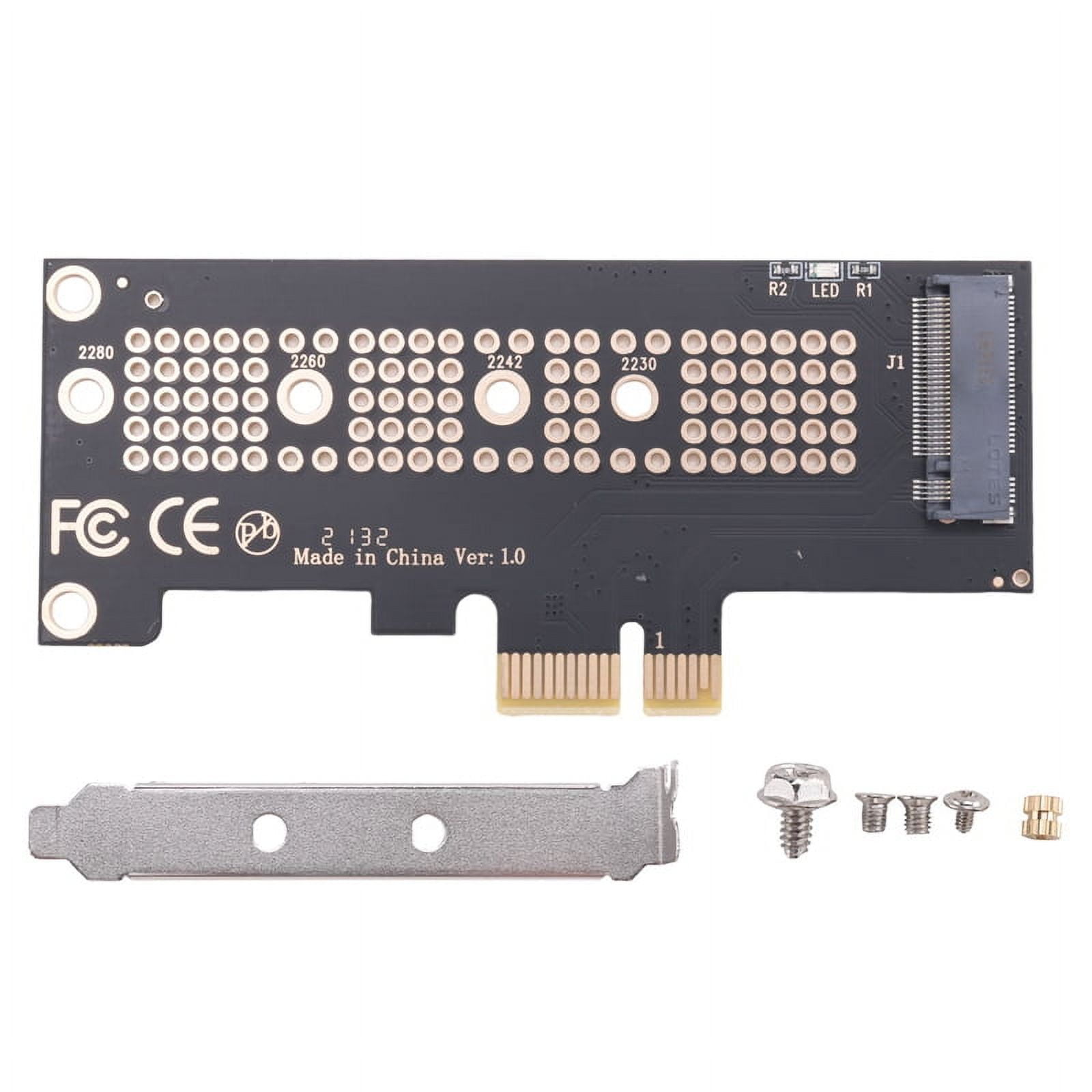 TOP! NVMe PCIe M.2 NGFF SSD to X1 Adapter Card Support 2230 2242 2260 ...