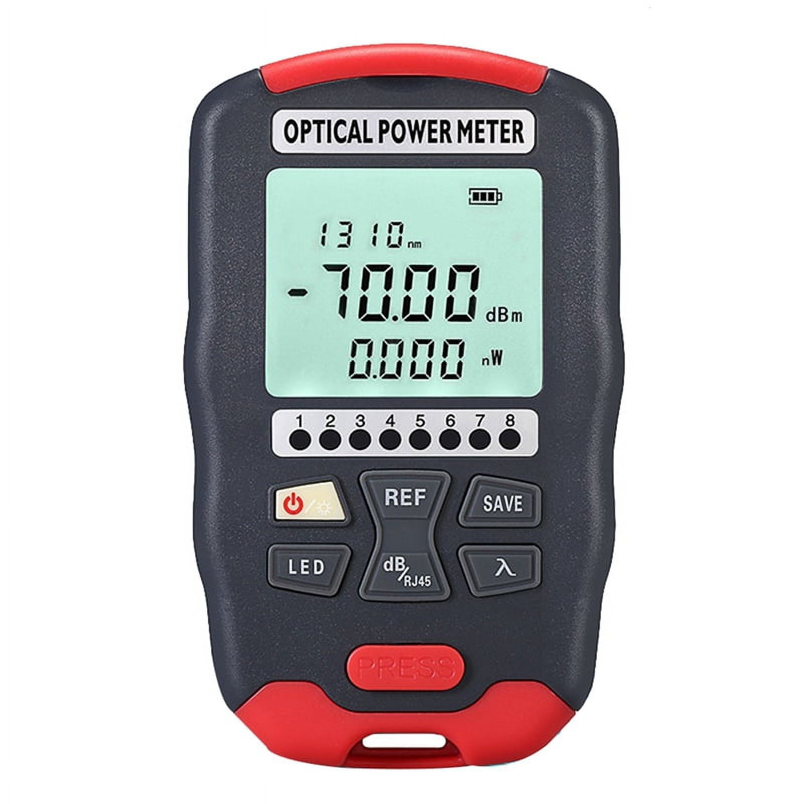 TOP! Optical Fiber Power Meter Visual Fault Locator 10 Wavelengths ...