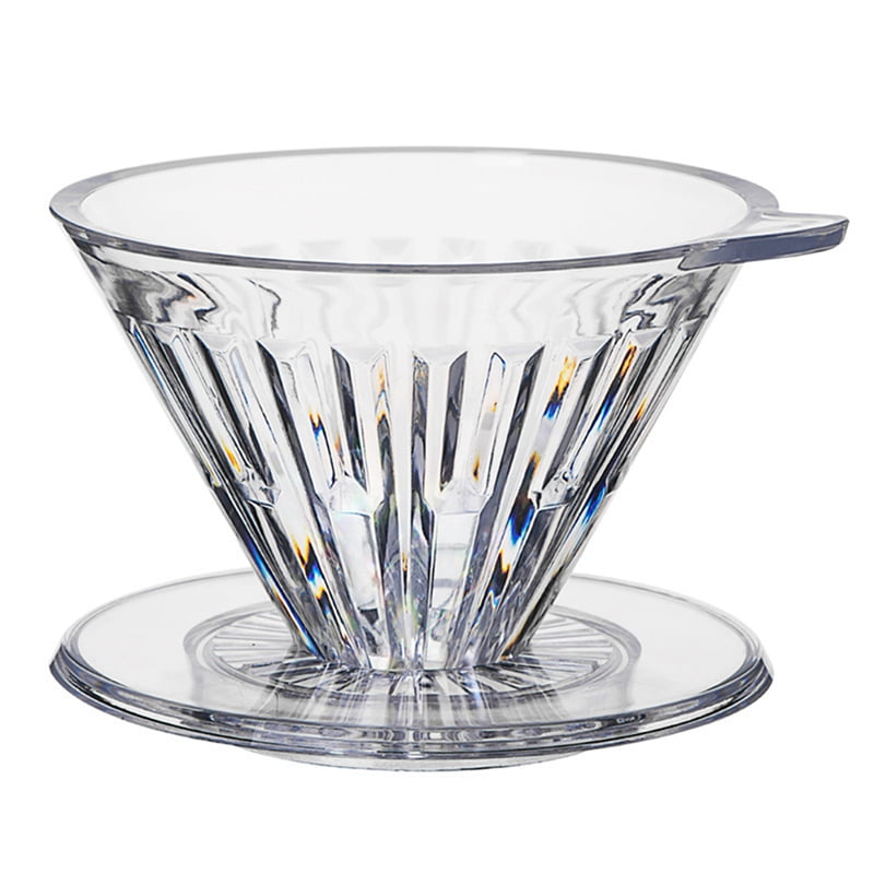 TOP! Plastic Coffee Dripper Hand-Brewed Filter Cup Pour over Sharing ...