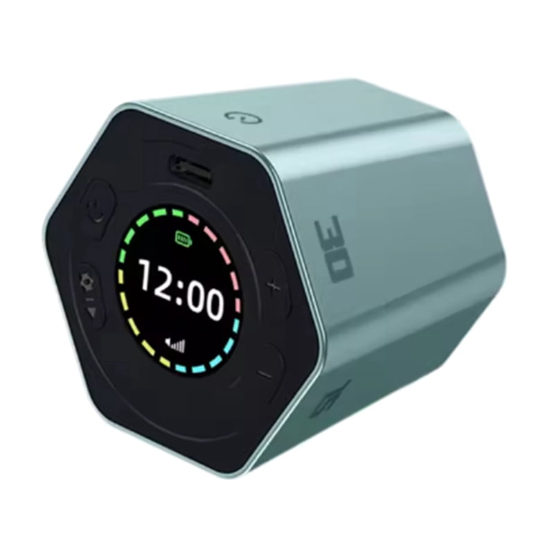 TOP! Productivity Cube Mute Vibrate Digital Desk Hexagon Magnetic Flip ...