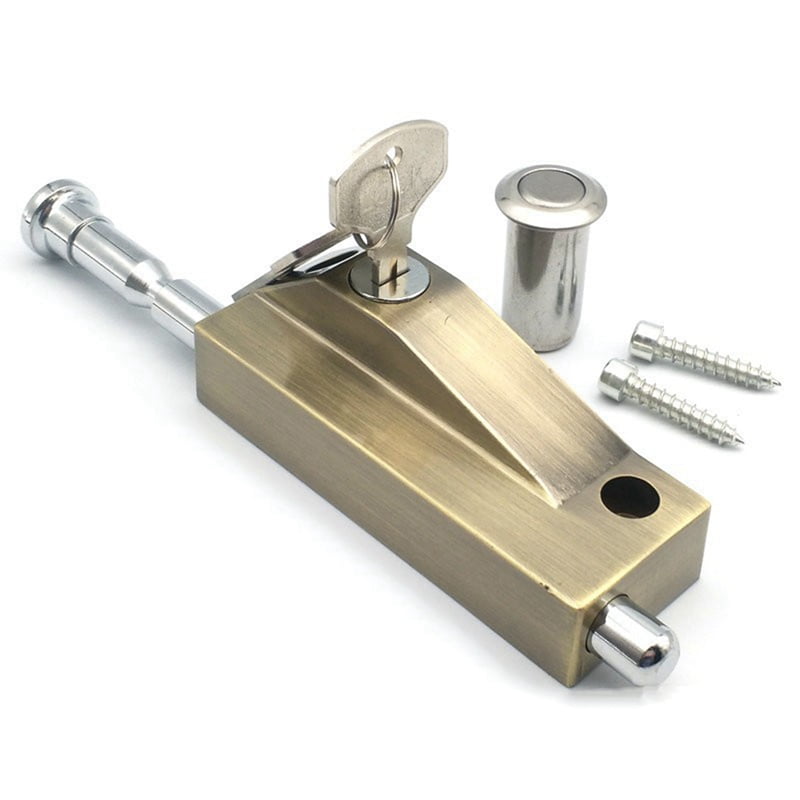 Revolving Door Latch Frame Lock Double Spring Anti-Theft Interlocking ...