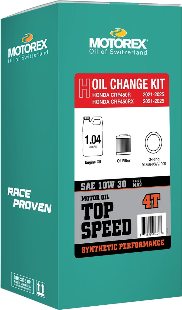 Motorex 311250 Top Speed Oil Change Kit - 1.04L - 10W/30 - Walmart.com