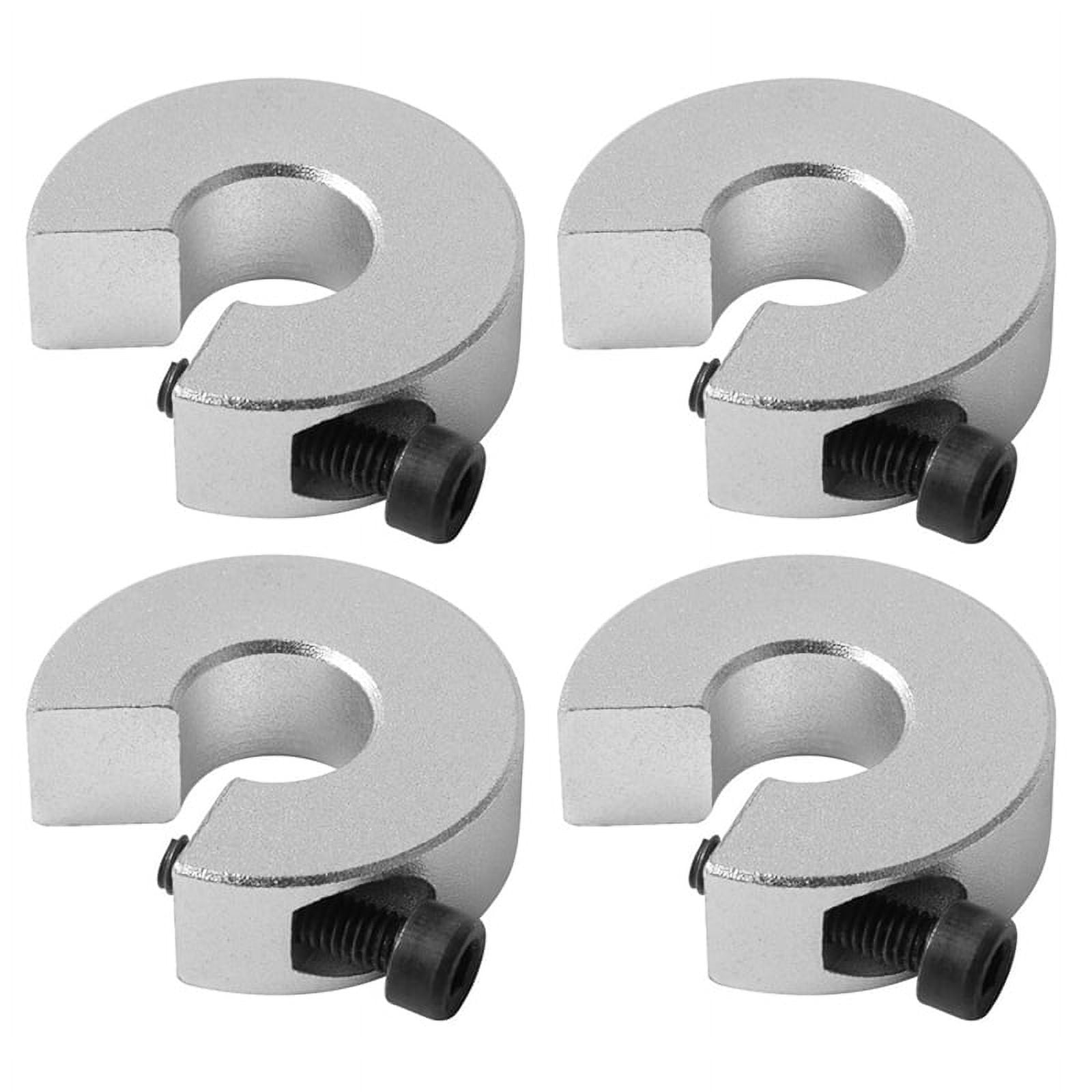 TOP! Shaft Collar Bore Clamp on Stop with M5 Set Screw Aluminum Alloy ...