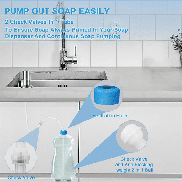 Soap Dispenser Extension Tube Kit