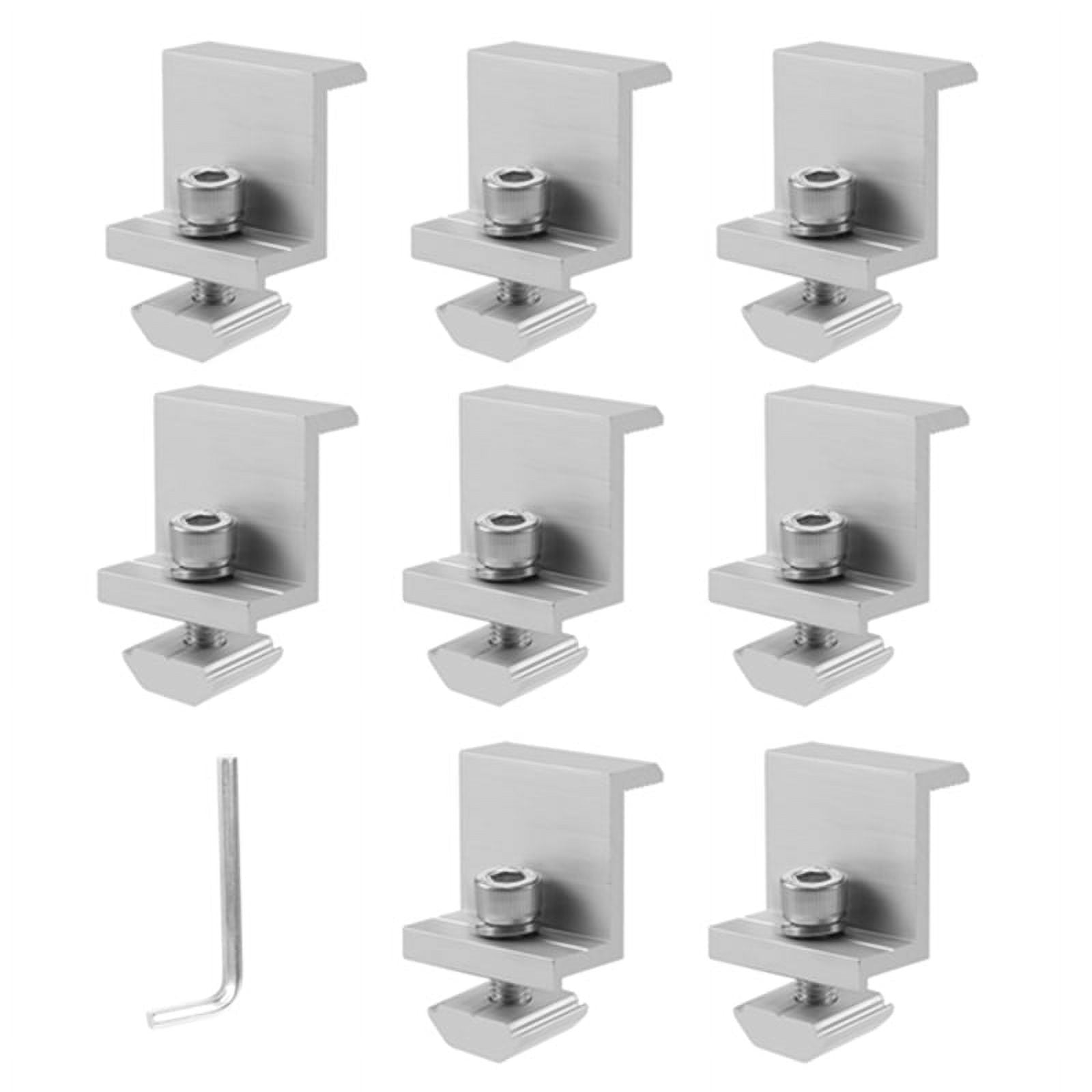 TOP! Solar Panel Mounting Brackets,8pcs Aluminum End Clamp 30-45mm ...