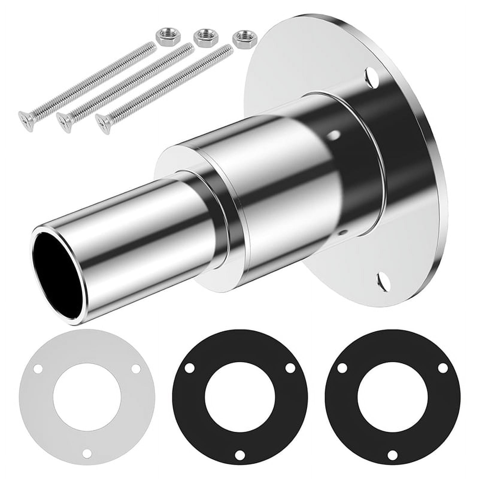 TOP! Stainless Steel 316 Straight Thru Hull Exhaust Skin Fitting 24mm ...
