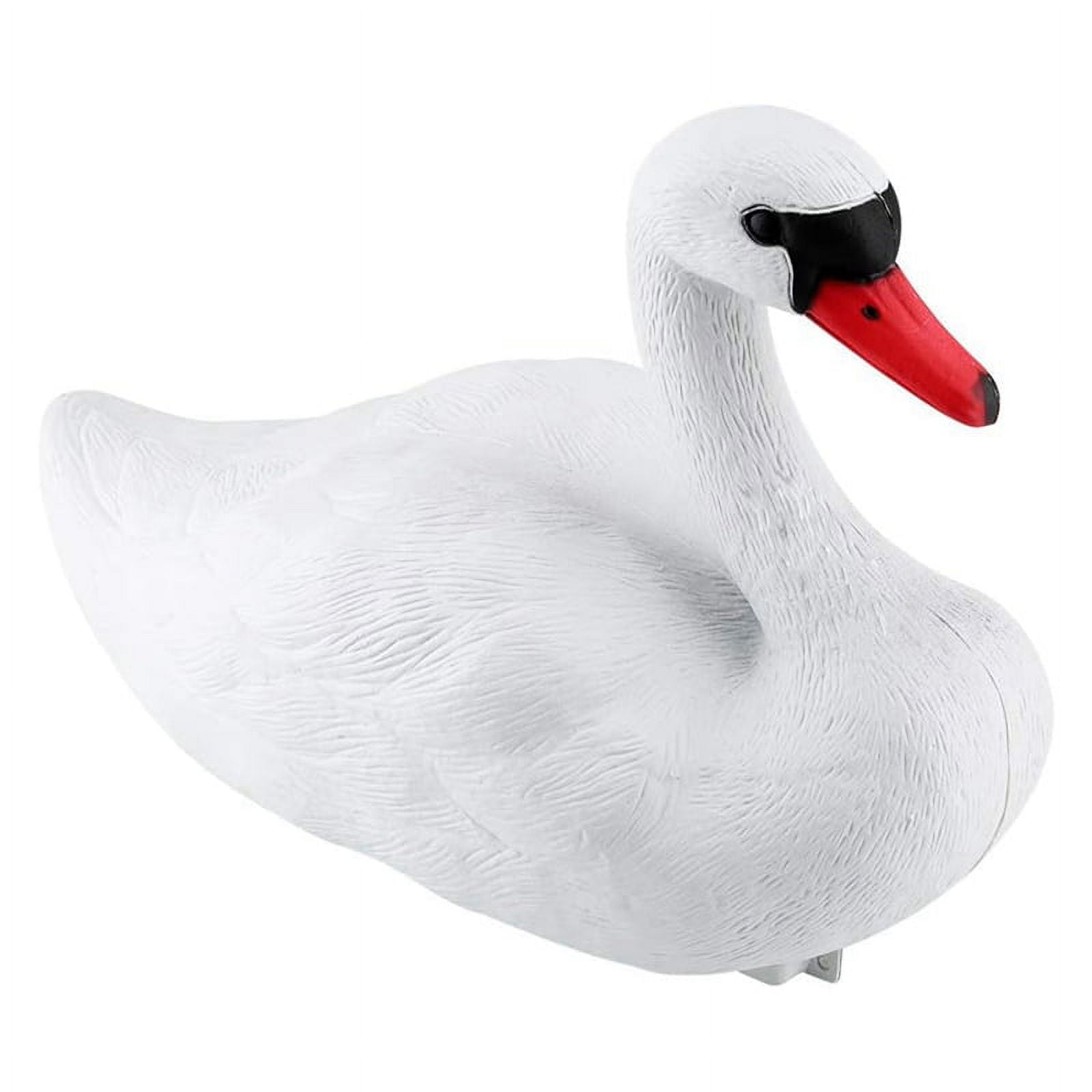 TOP! Swan Decoys, Floating Plastic Swan, White Statue Decoration Pet ...