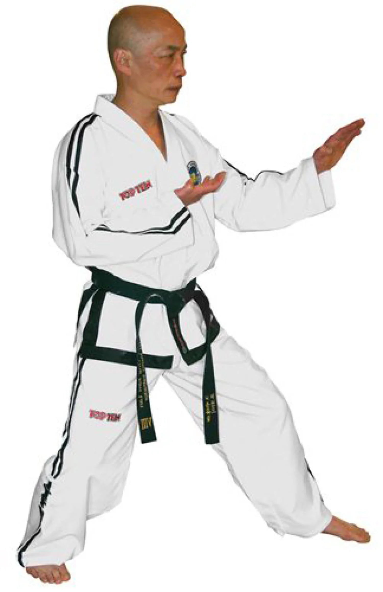 TOP TEN ITF Master Instructor Uniform - Diamond 1 - white, M.I.3 ( 7th ...
