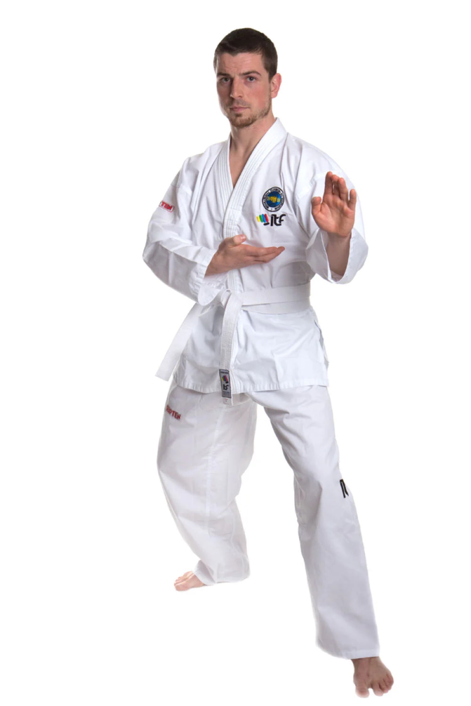 TOP TEN ITF Student Taekwon-Do Uniform - De Luxe - White Dobok, 16701-1 ...