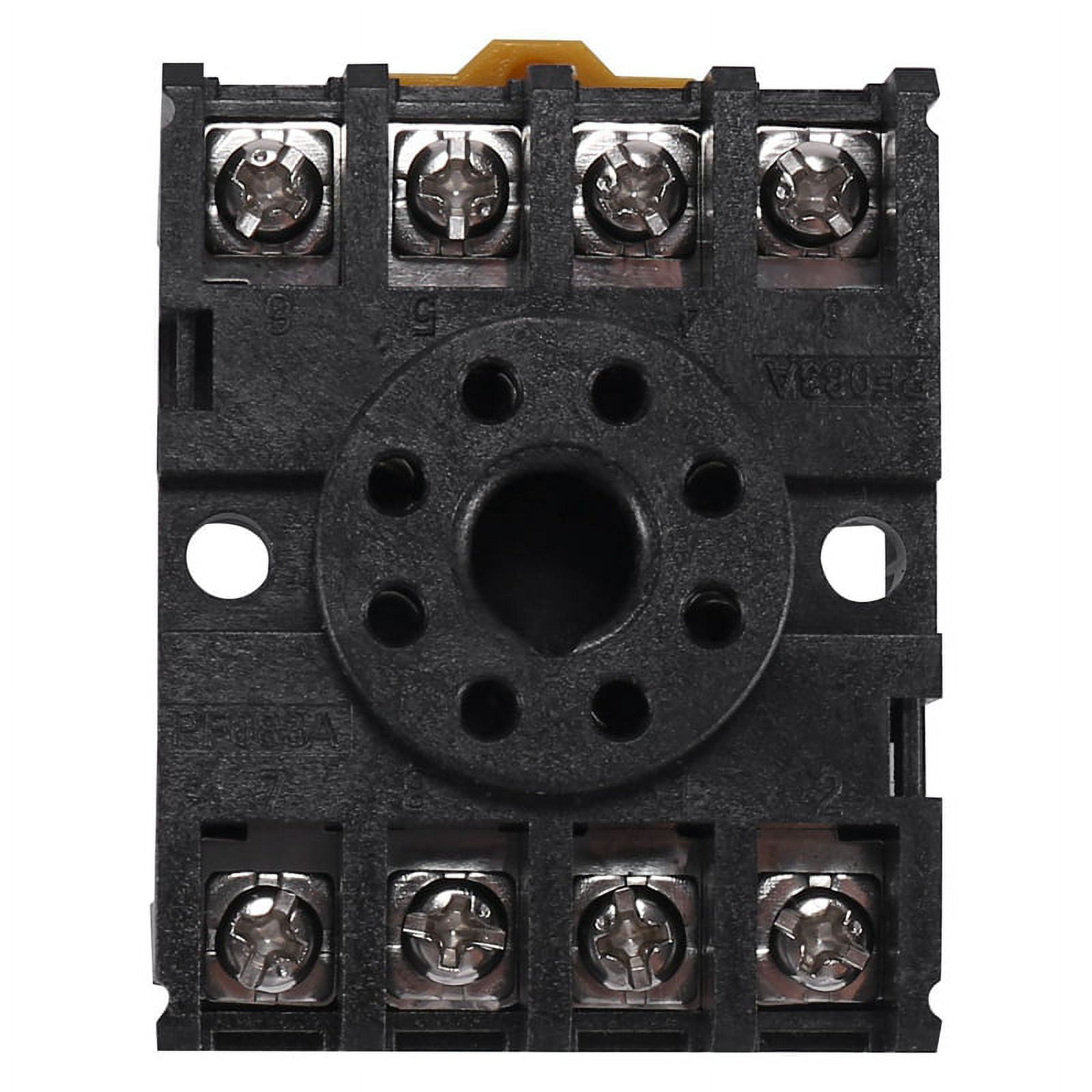 TOP! TOP! 8 Round Pin 8-Pin PF083A Relay Base Socket - Walmart.com