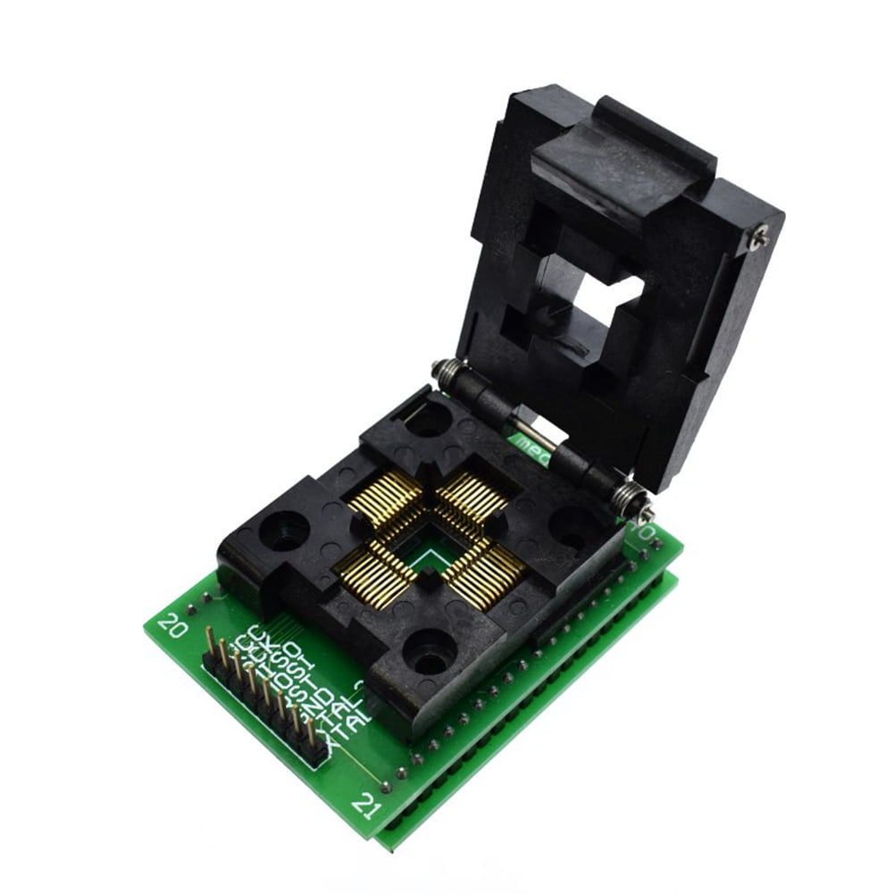 TOP! TQFP44 to DIP40 Burning Socket Chip Programmer Adapter Dip40 Qfp44 ATMEGA16 - Walmart.com