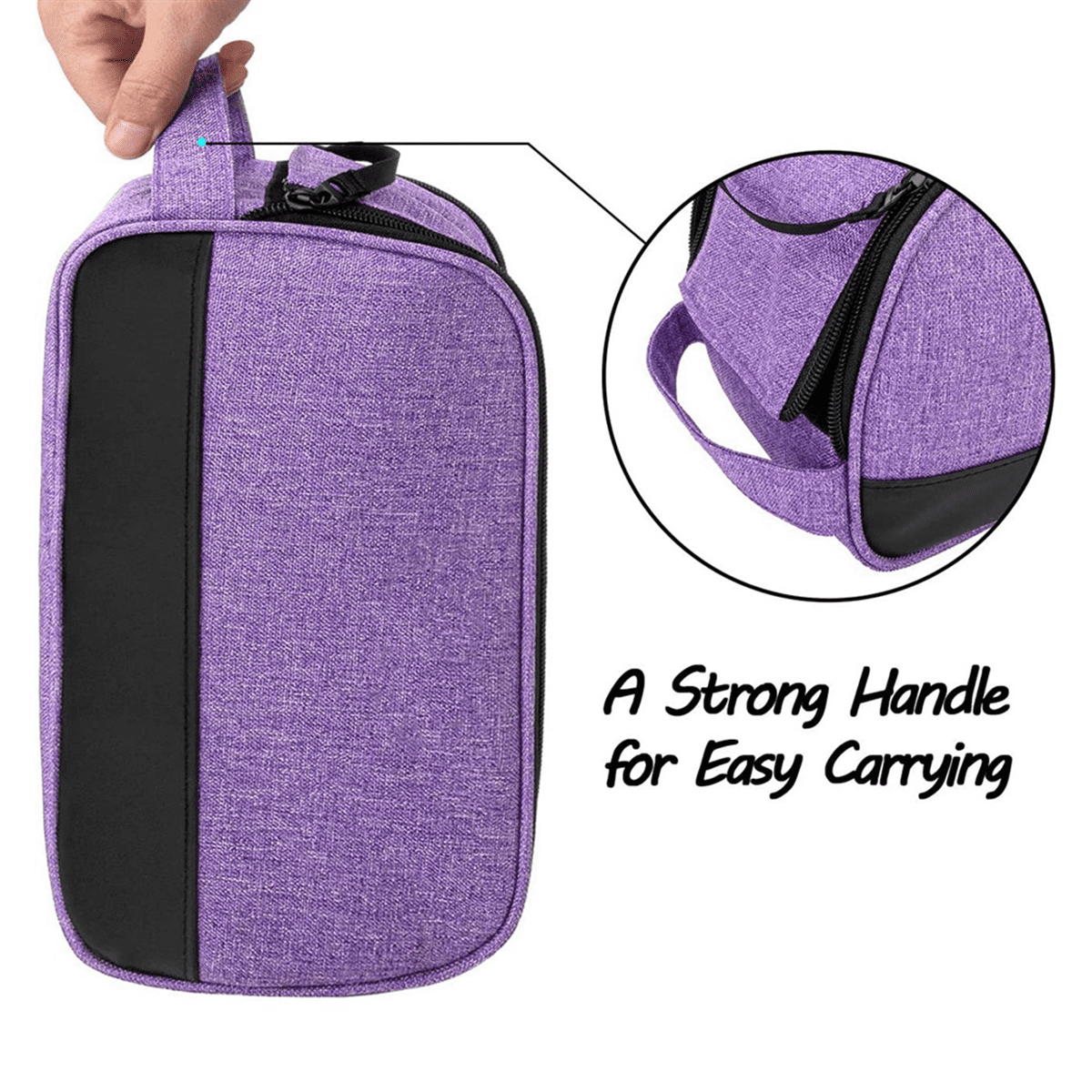 TOP! Travel Carrying Bag for CPAP Machine Accessories, Double Layer ...