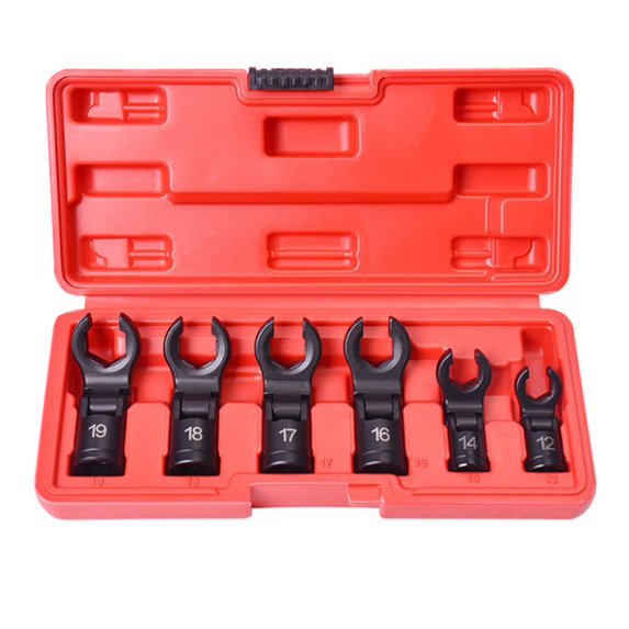 TOP! Universal Adjustable Wrench Set Quick Twist Oil Pipe Short Handle ...