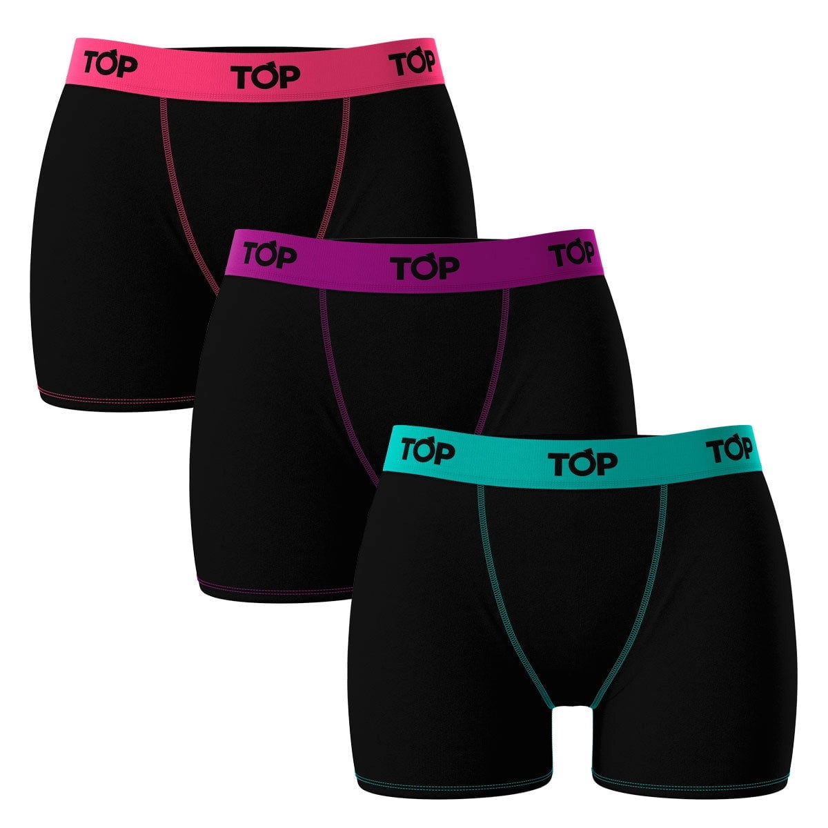 TOP Wear - Women Modal Boxer Briefs - Pack of 3 - Soft Modal, Stretch ...