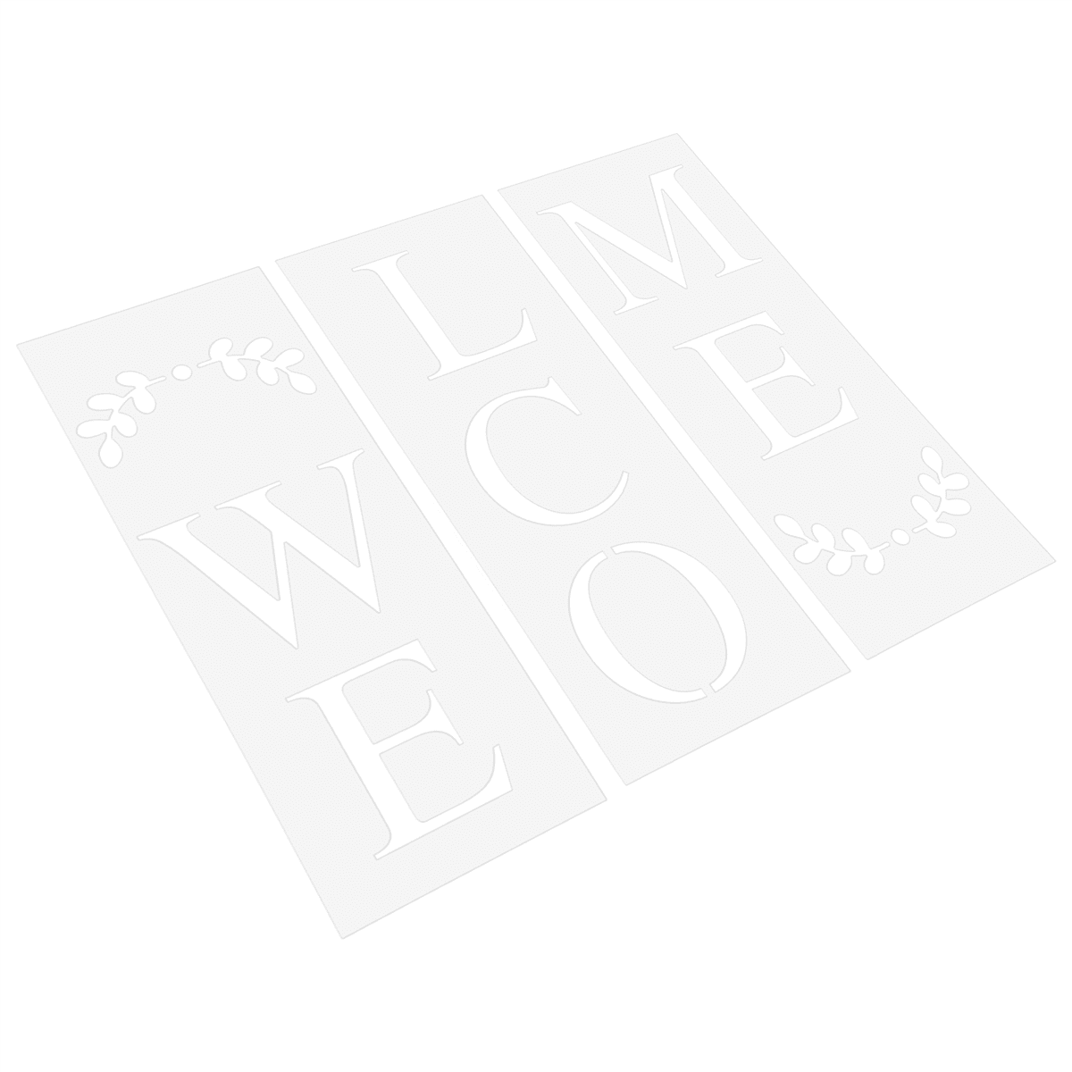 TOP! Welcome Sign Stencil, Large Letter Stencils for Painting on Wood ...