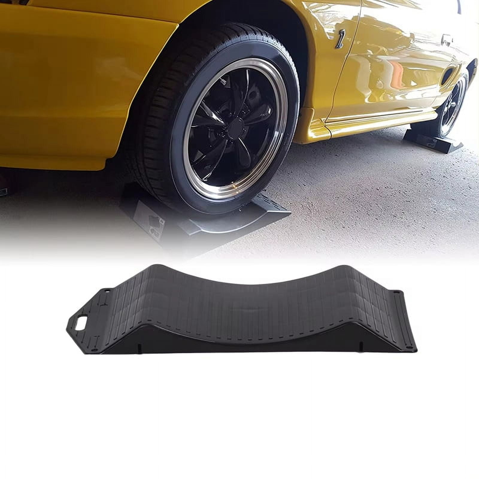 TOP! Wheels Tire Saver Ramps,Tire Anti-Slip Ramps Slip Resistant Load ...